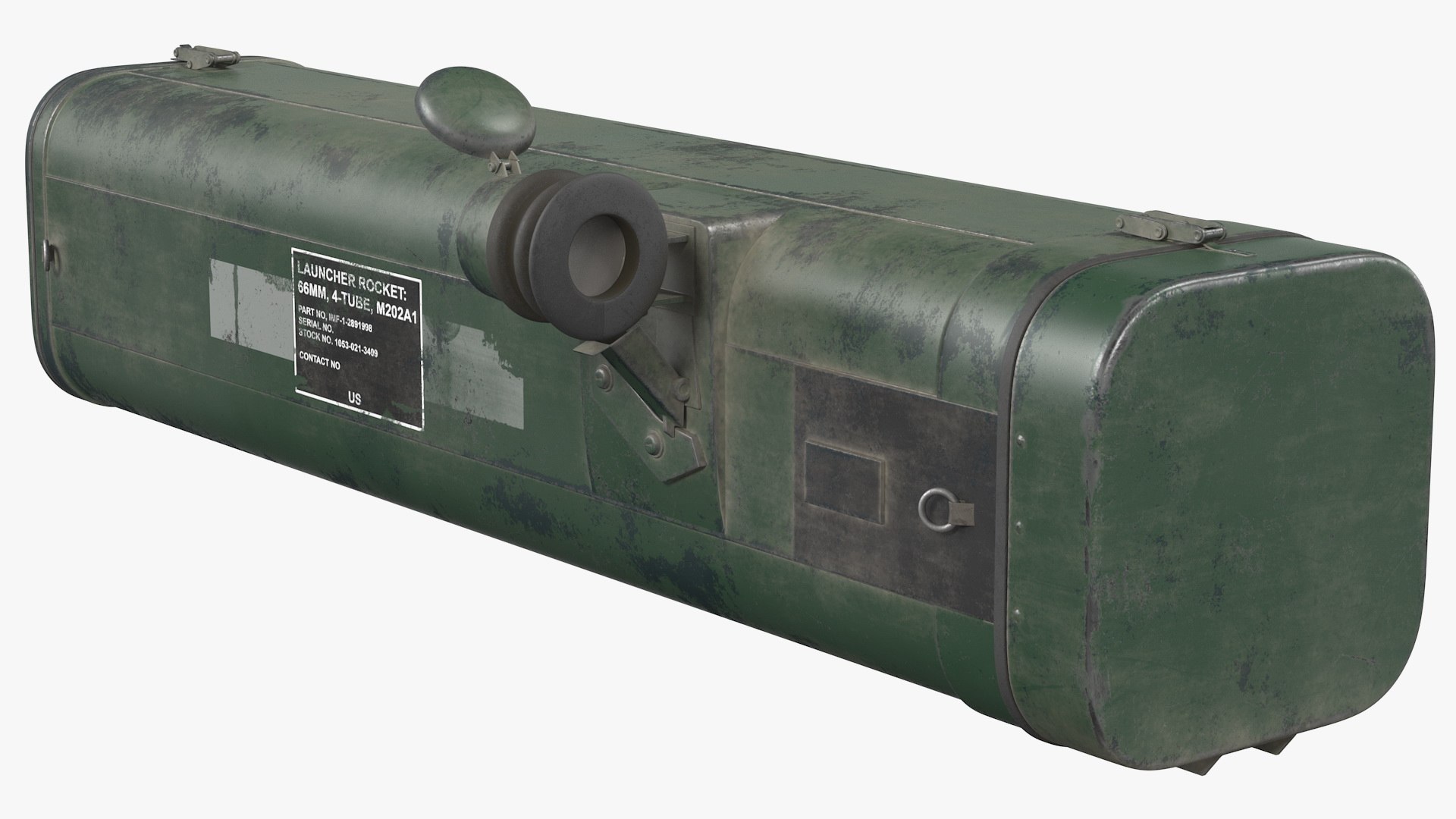 Incendiary rocket launcher m202a1 3D model - TurboSquid 1602422