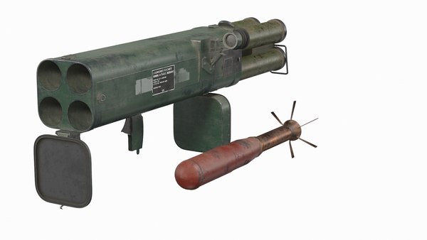 Incendiary rocket launcher m202a1 3D model - TurboSquid 1602422