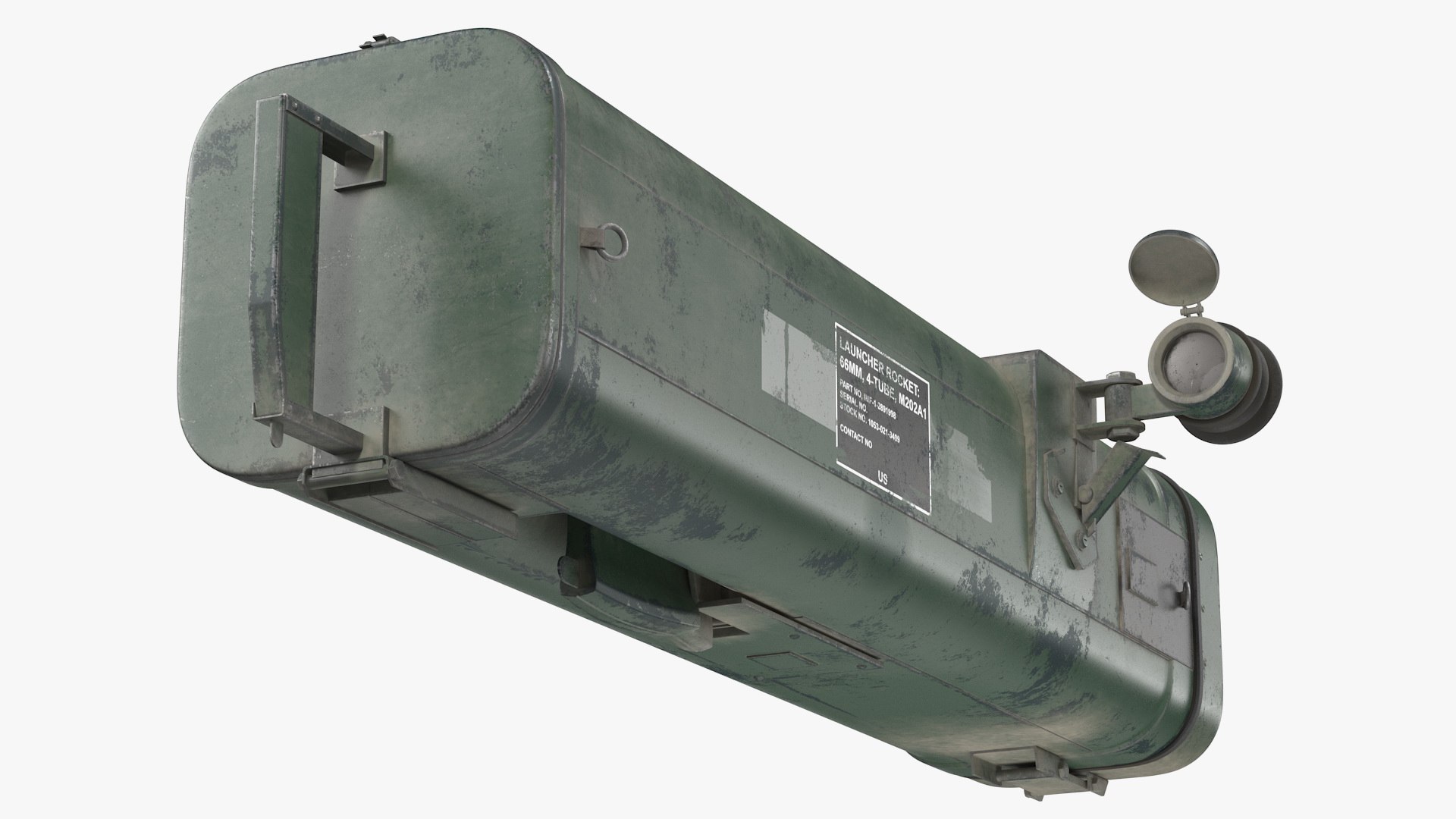 Incendiary rocket launcher m202a1 3D model - TurboSquid 1602422