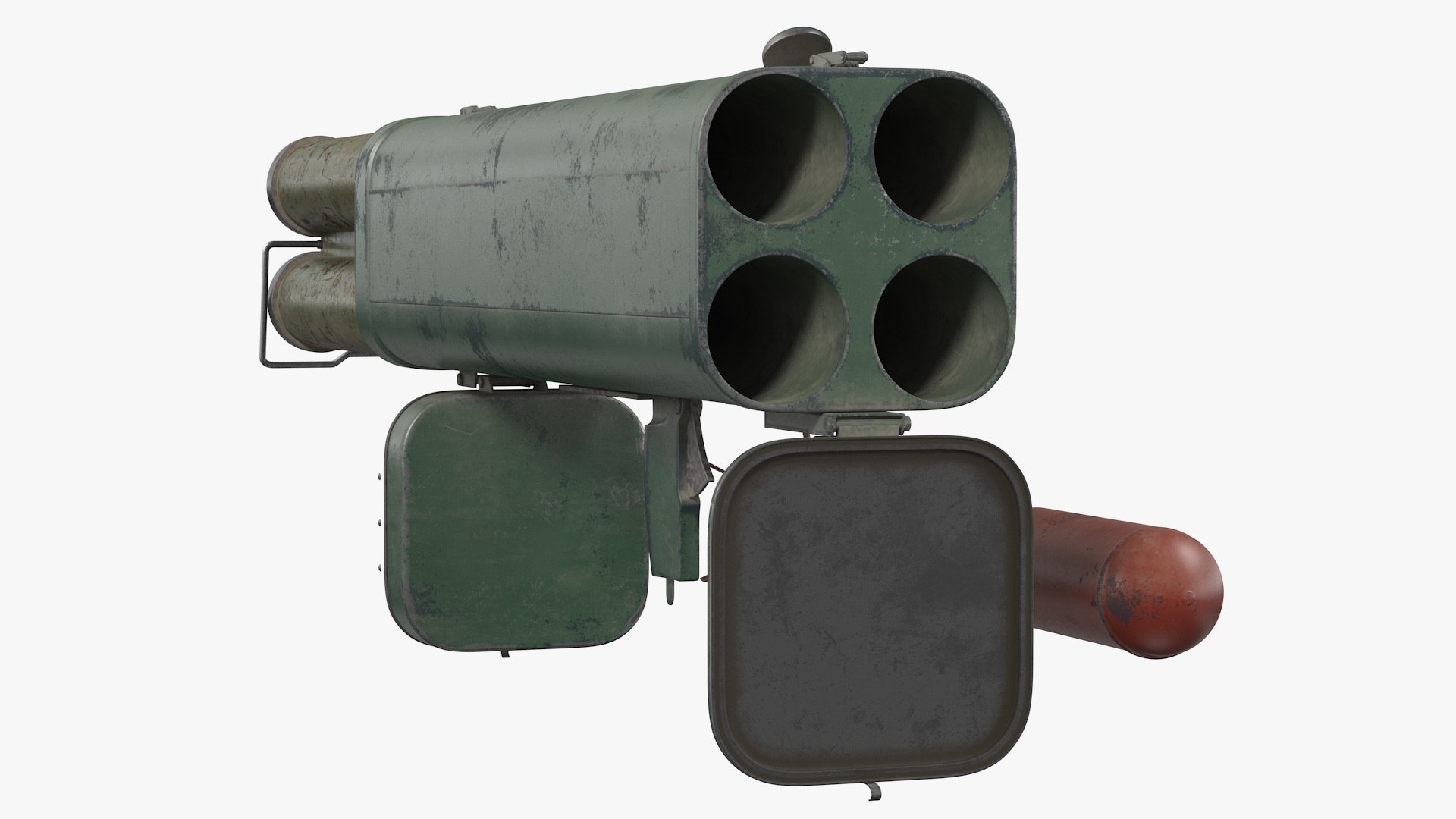 Incendiary rocket launcher m202a1 3D model - TurboSquid 1602422