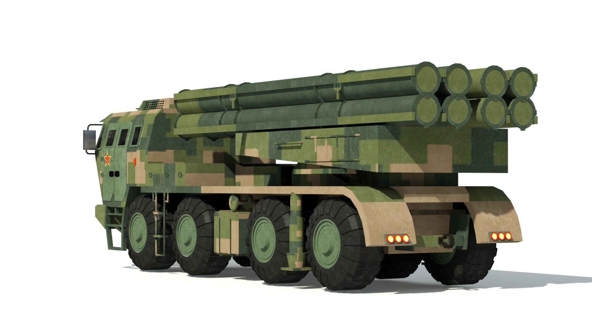 Chinese Phl16 Rocket System 3D Model - TurboSquid 2023154