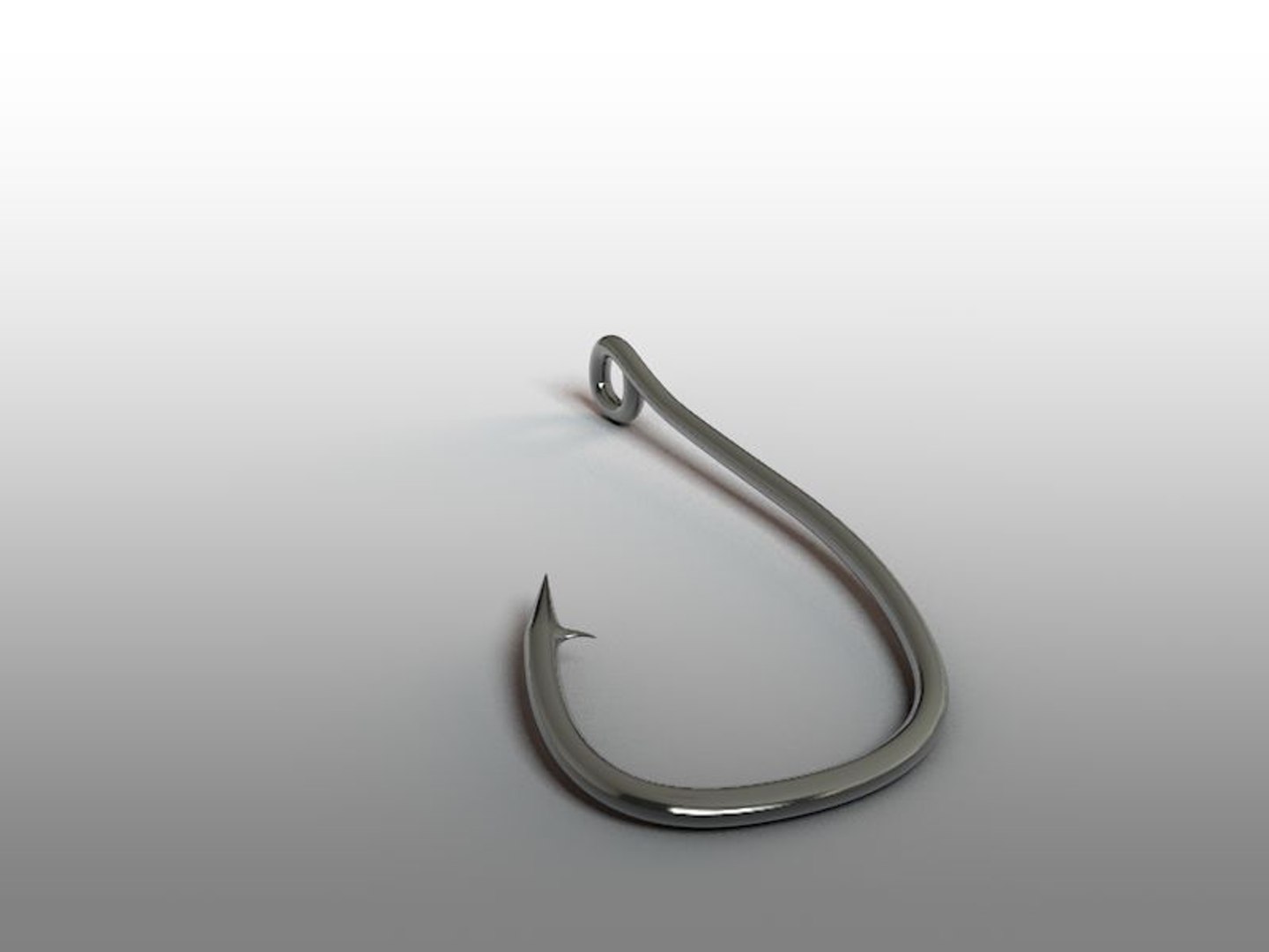 Fishing Hook 3d Model