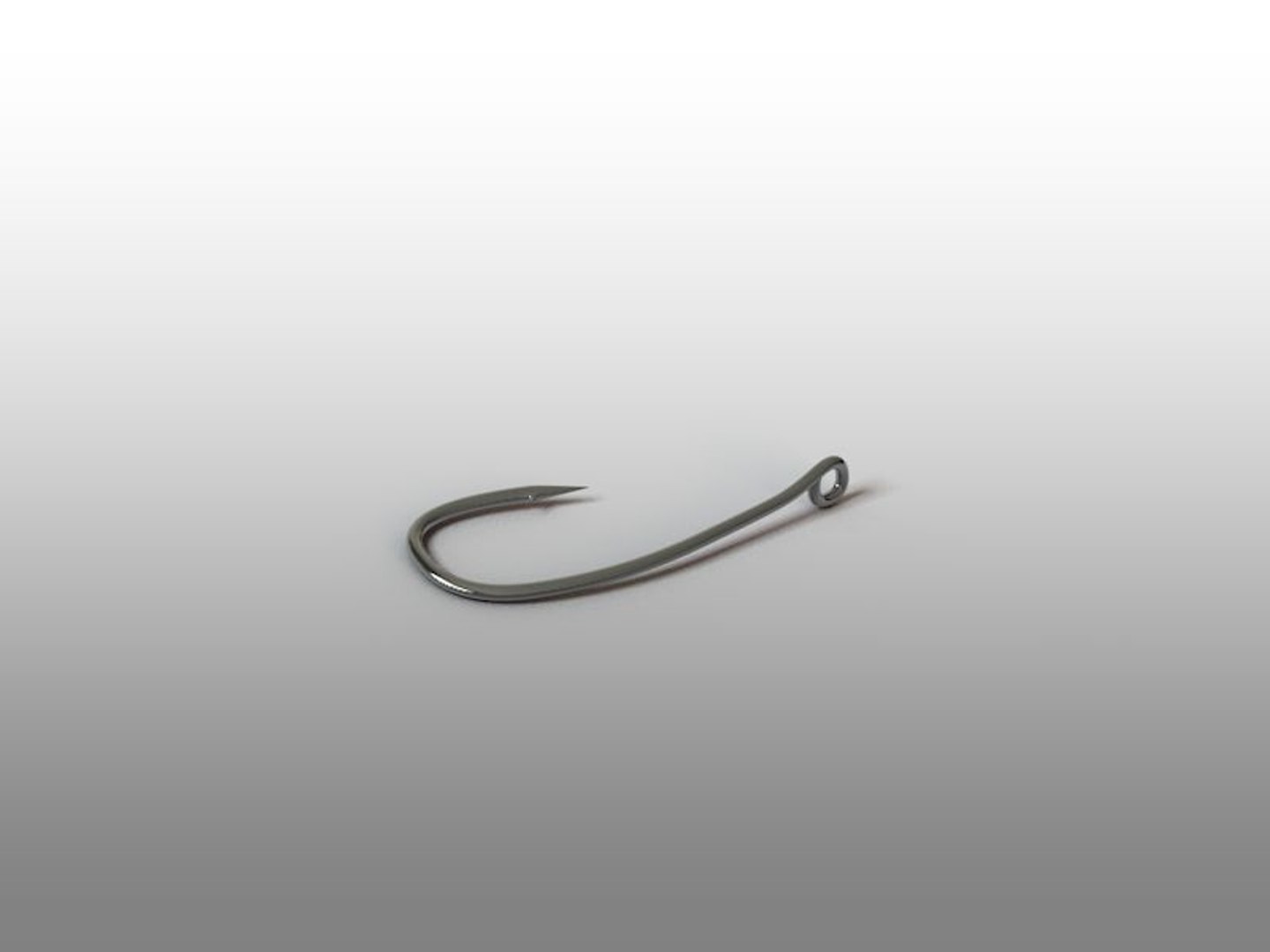 Fishing Hook 3d Model