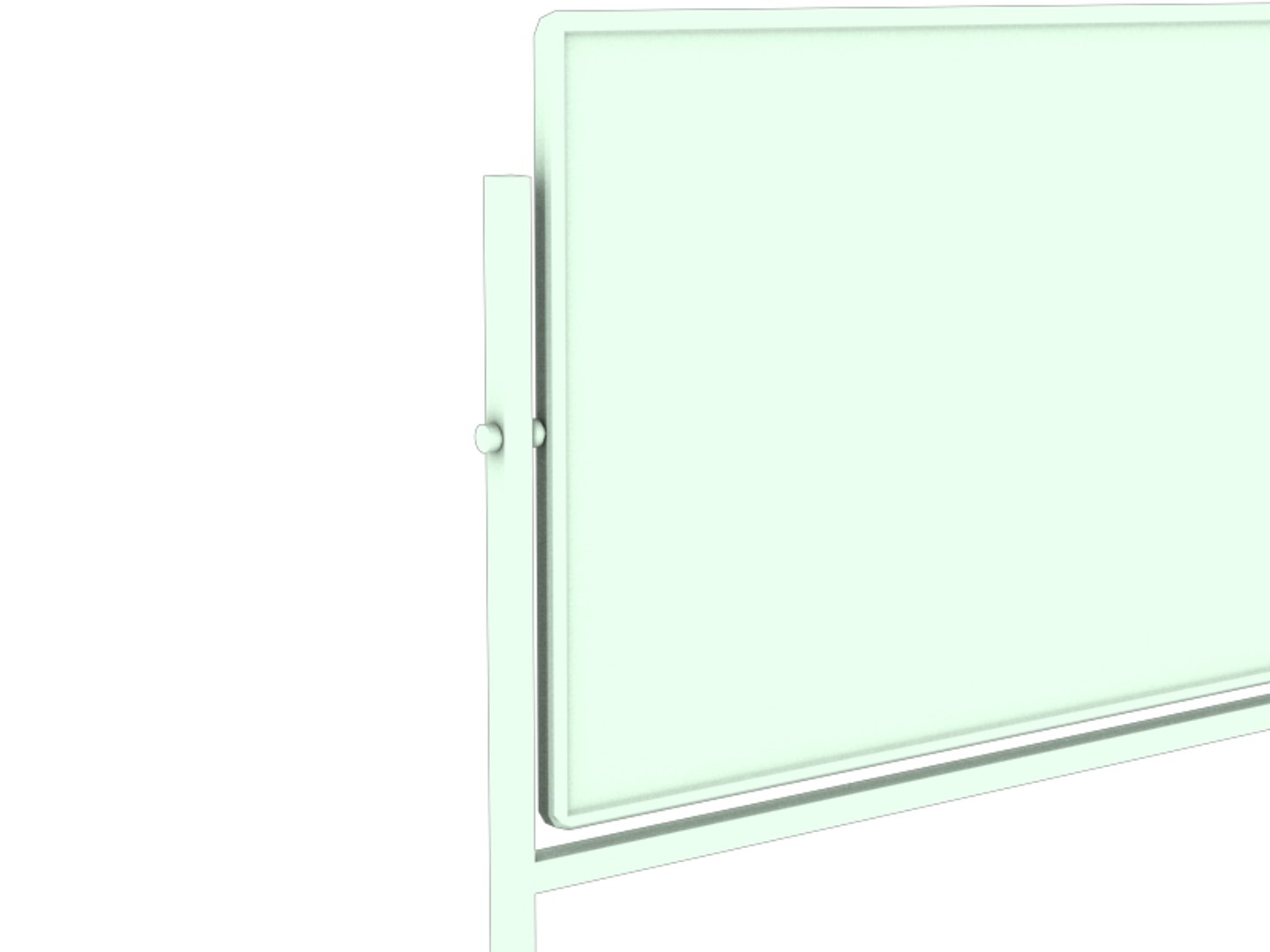 3d Whiteboard White Model