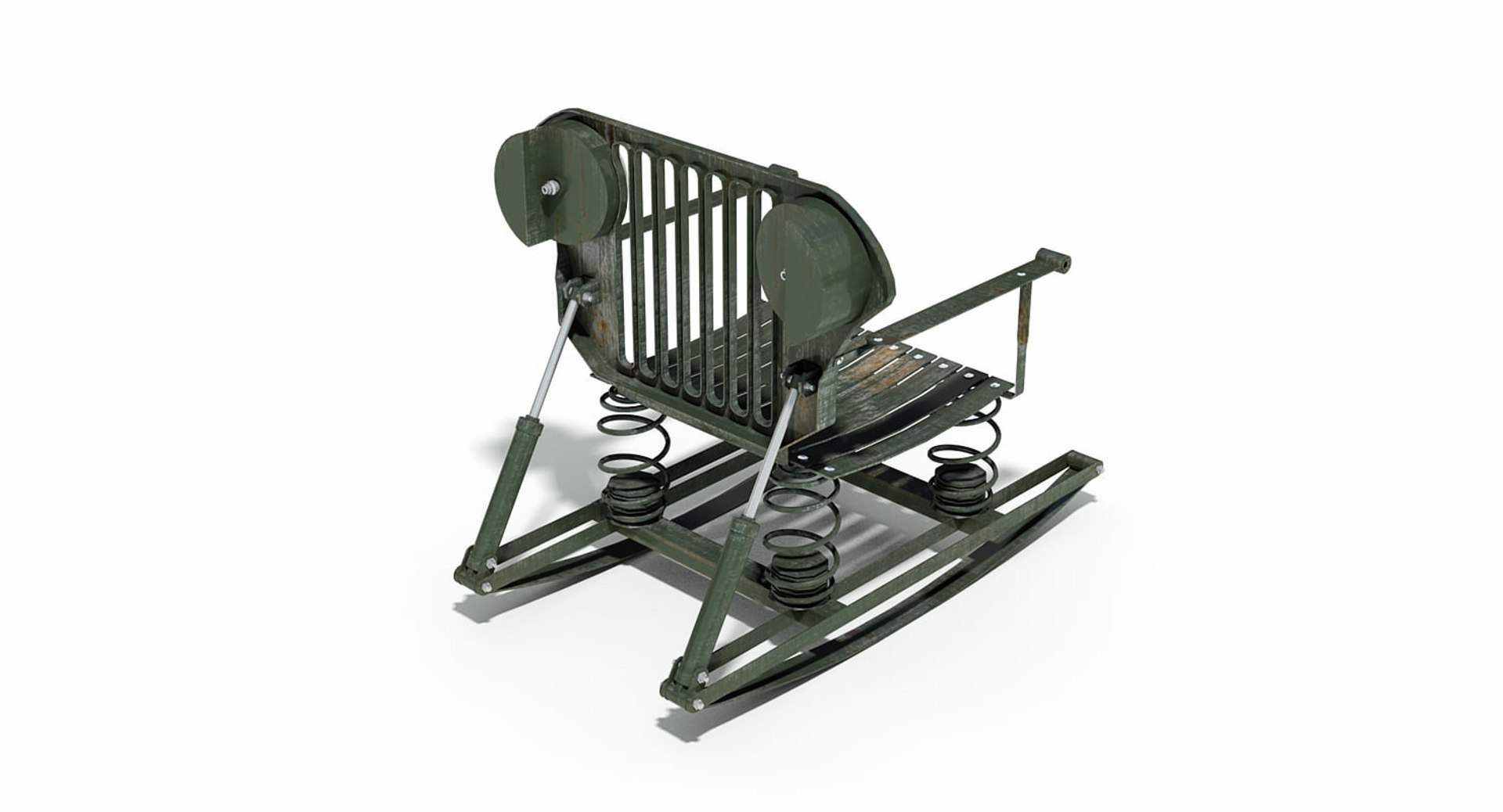 Scrap Metal Chair 3d Model