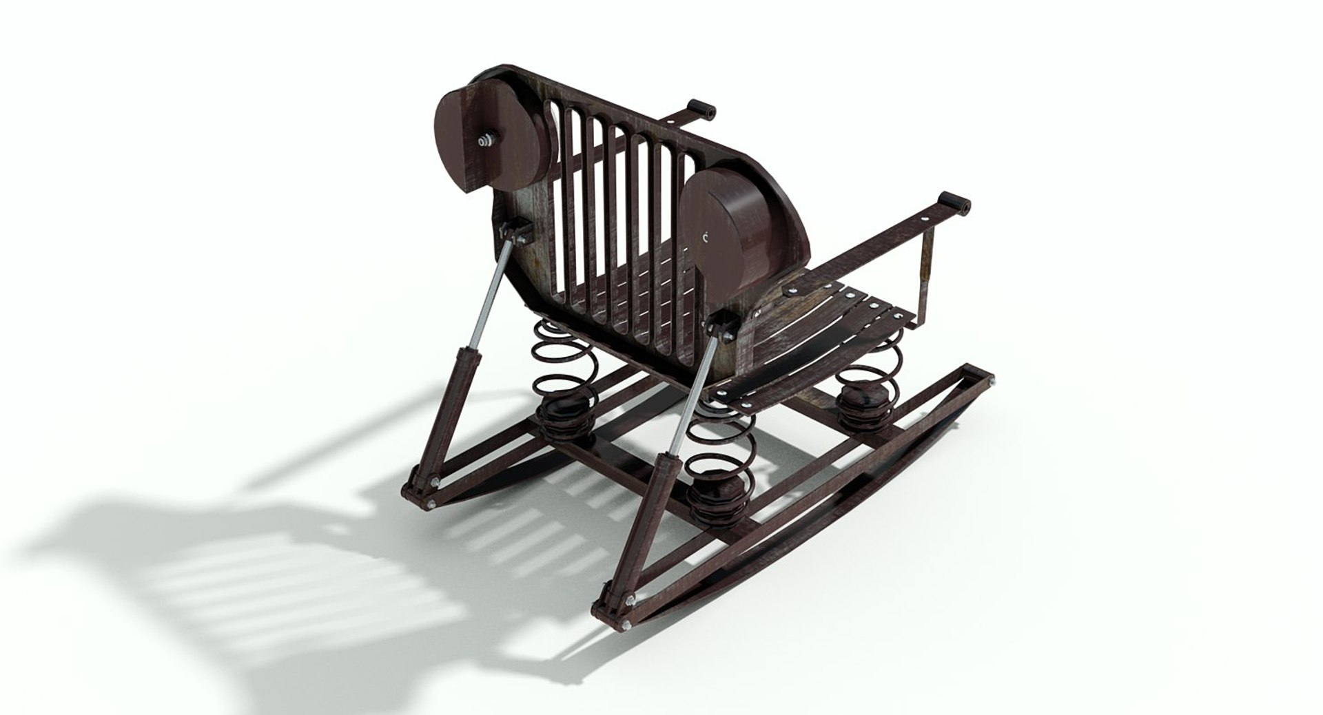 Scrap Metal Chair 3d Model