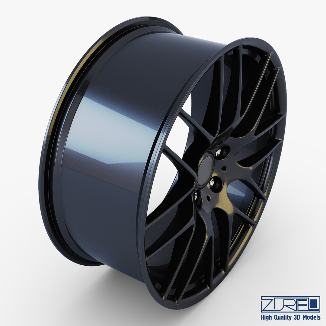 style 359m wheel black 3d model