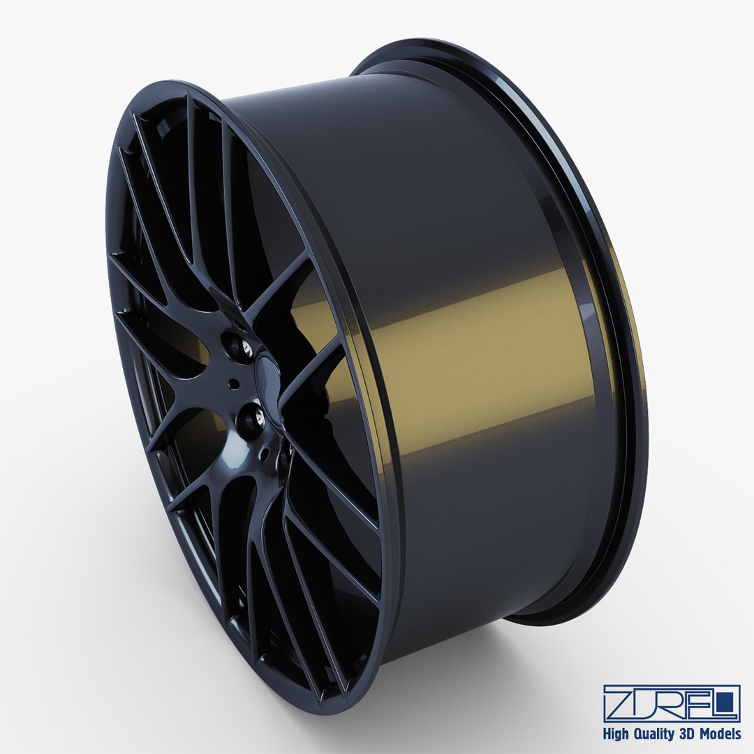 style 359m wheel black 3d model