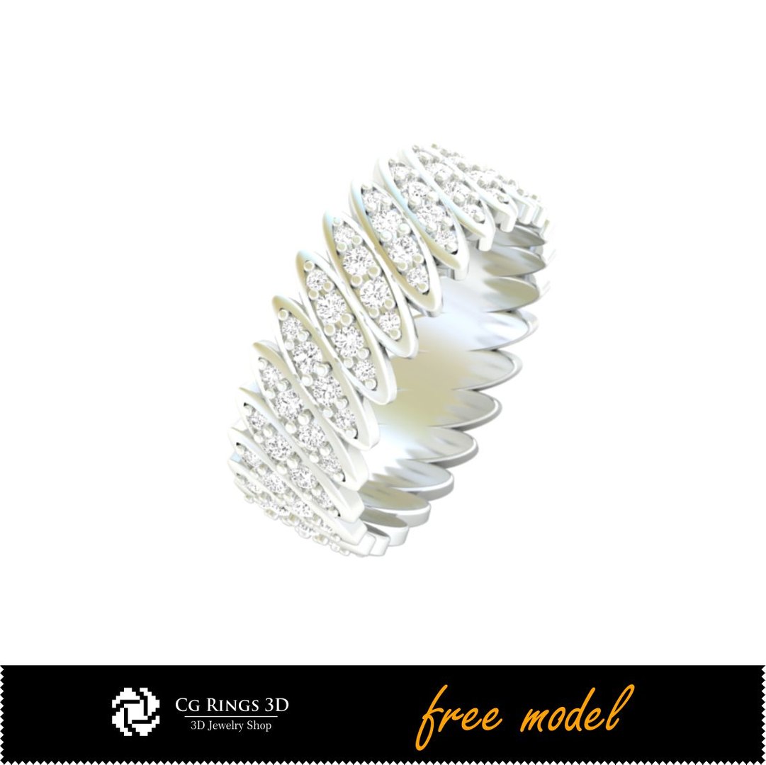 Free 3D Ring Cad Fre Model - TurboSquid 1213169