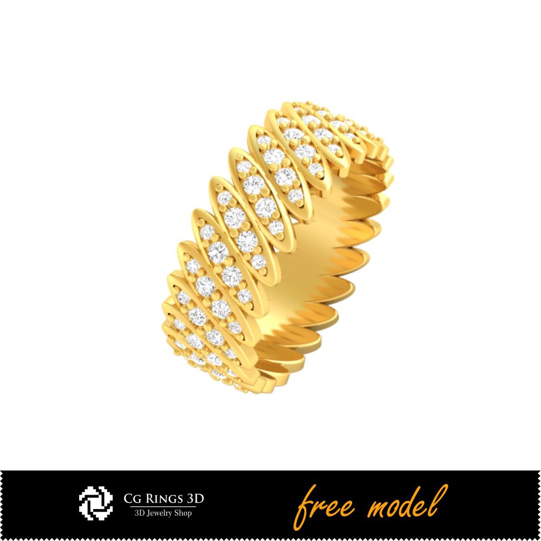 Free 3D Ring Cad Fre Model - TurboSquid 1213169