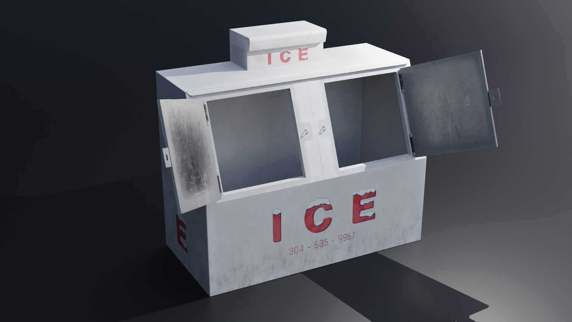3D Ice Freezer - TurboSquid 2139541