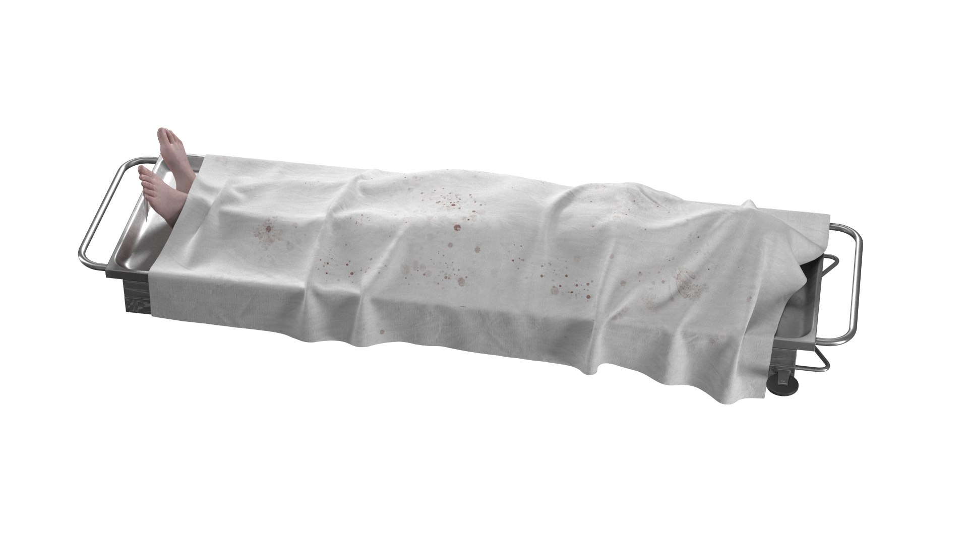 Realistic Dead Body Covered 3D Model - TurboSquid 1447538