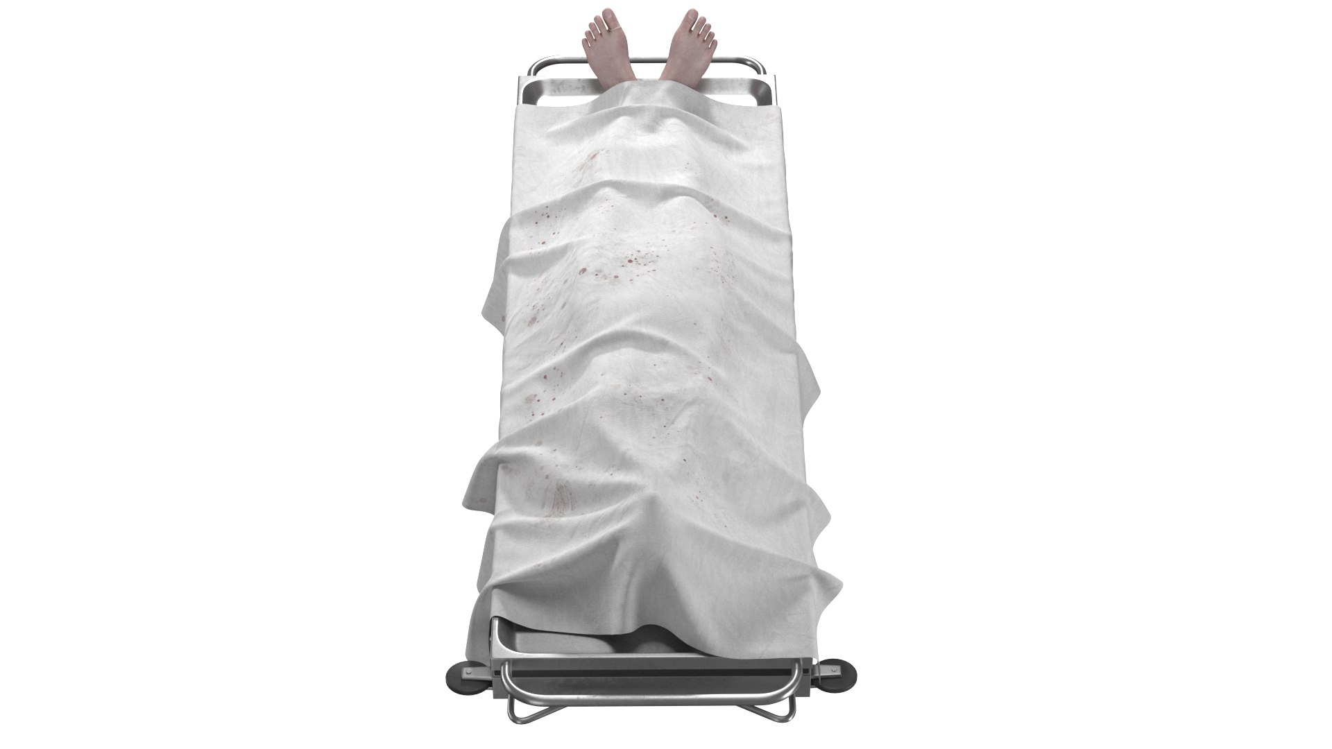 Realistic Dead Body Covered 3D Model - TurboSquid 1447538