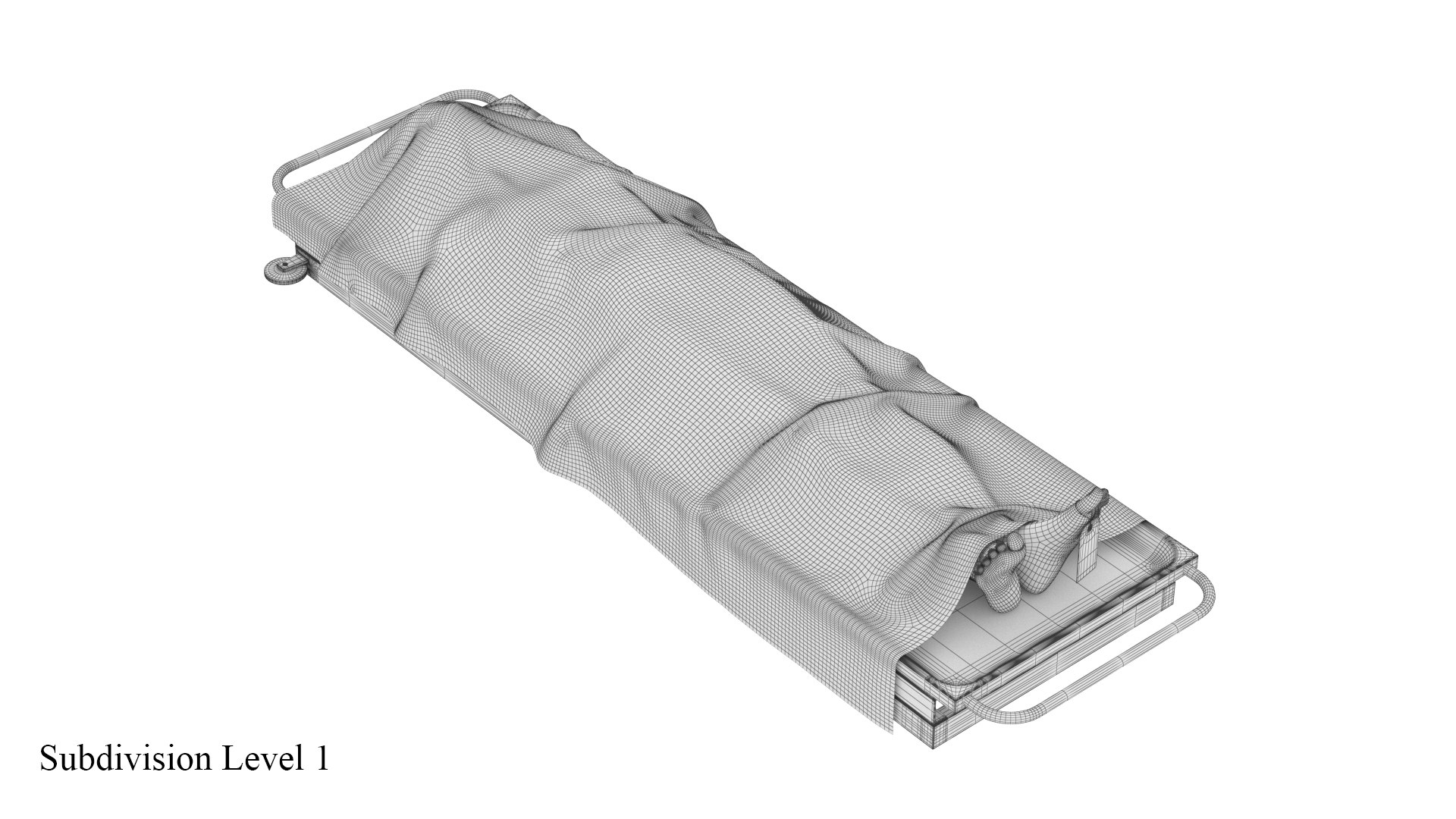 Realistic Dead Body Covered 3D Model - TurboSquid 1447538