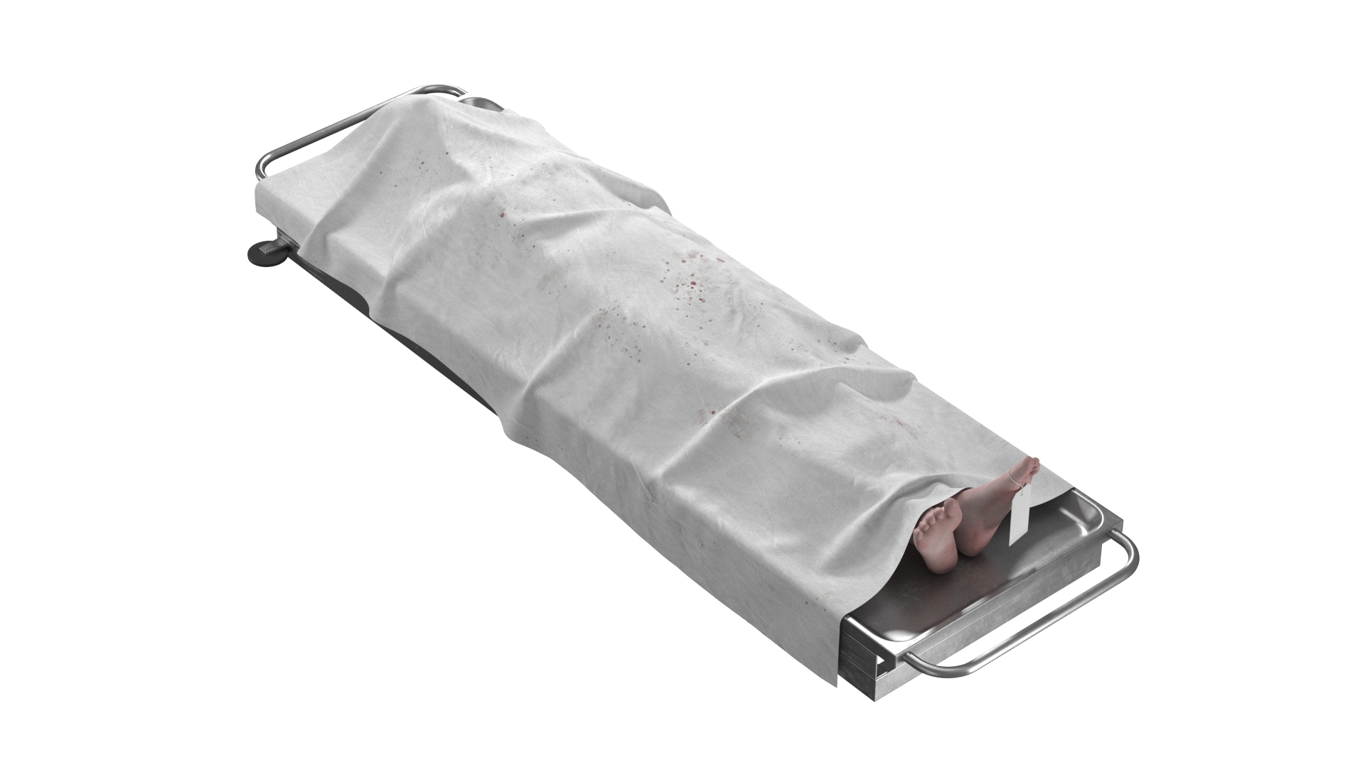 Realistic Dead Body Covered 3D Model - TurboSquid 1447538