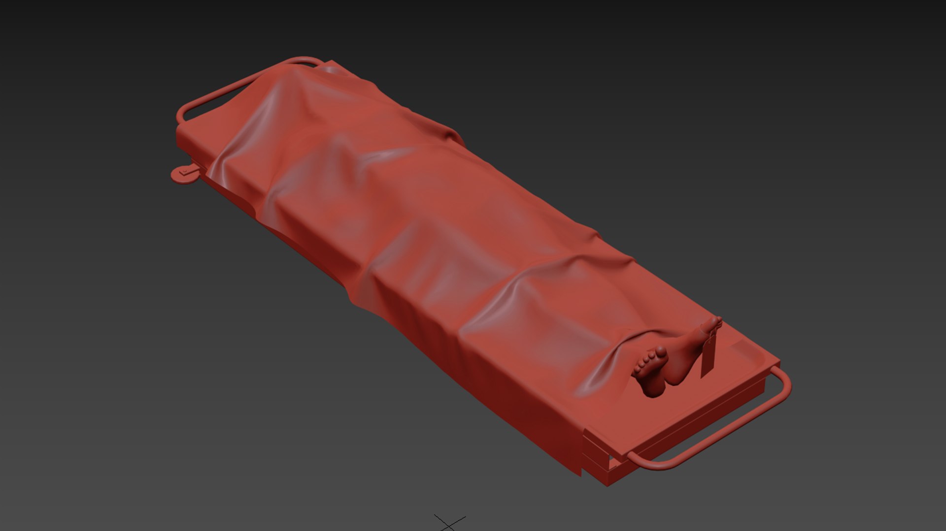 Realistic Dead Body Covered 3D Model - TurboSquid 1447538