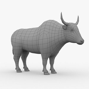 Low Poly Yak 3D Models for Download | TurboSquid