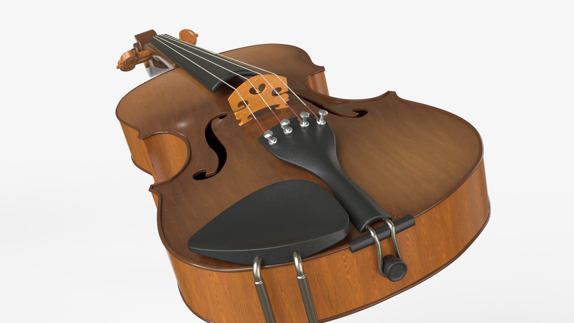 Viola Music Instrument With Bow And Stand 3D Model - TurboSquid 2339374