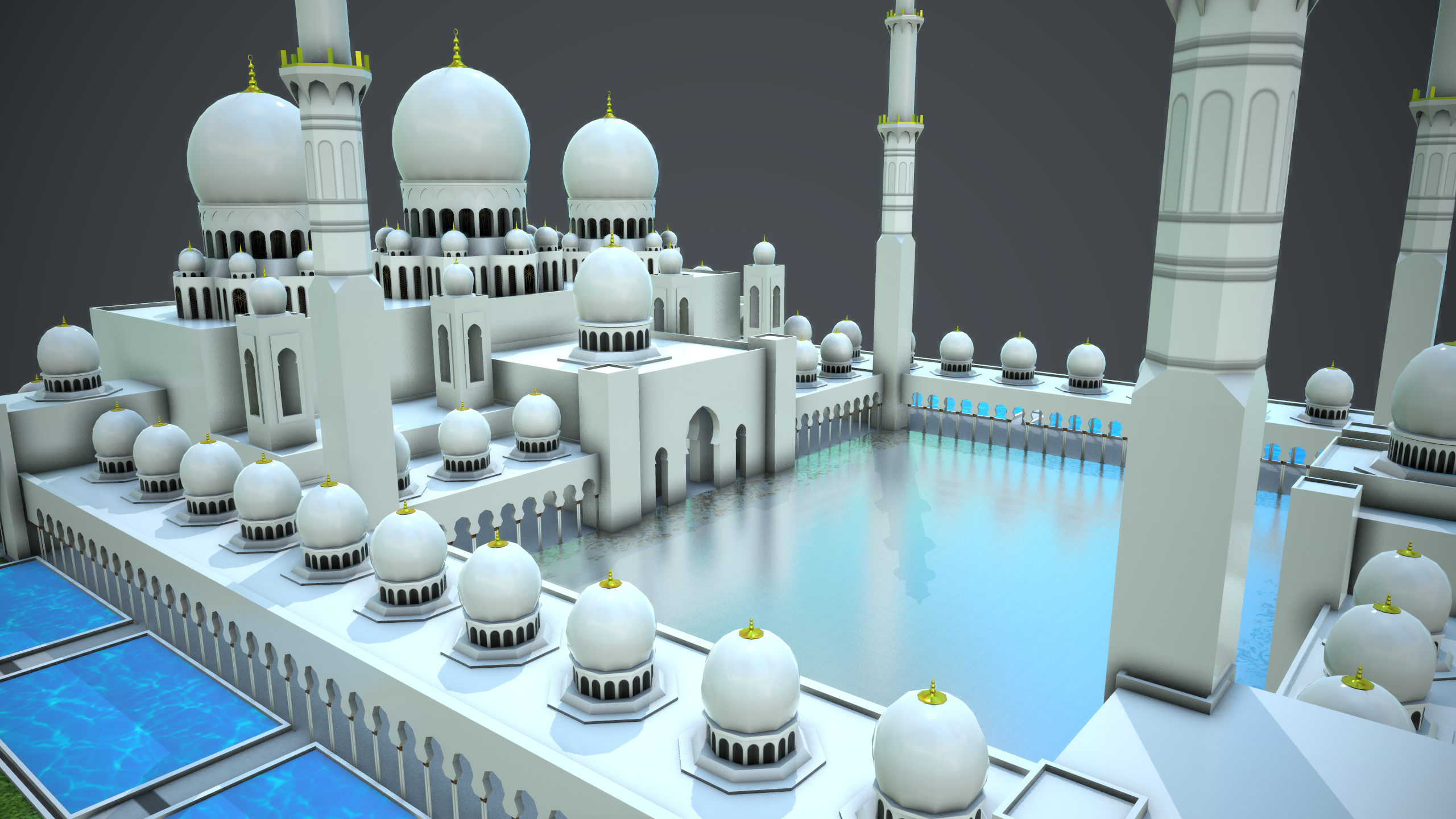 Sheikh zayed mosque 3D model - TurboSquid 1377823