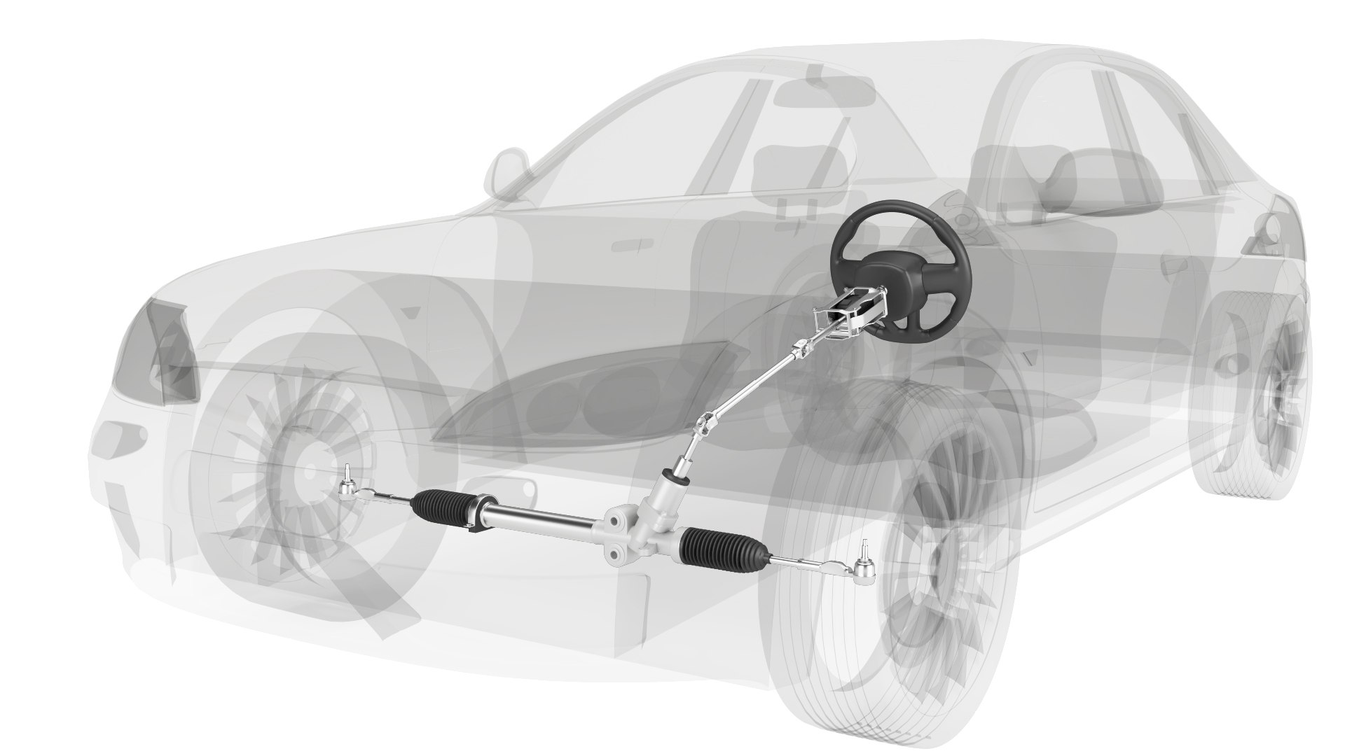 Steering Systems 4 In 1 3D Model - TurboSquid 2336868