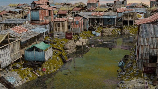3d slum shack