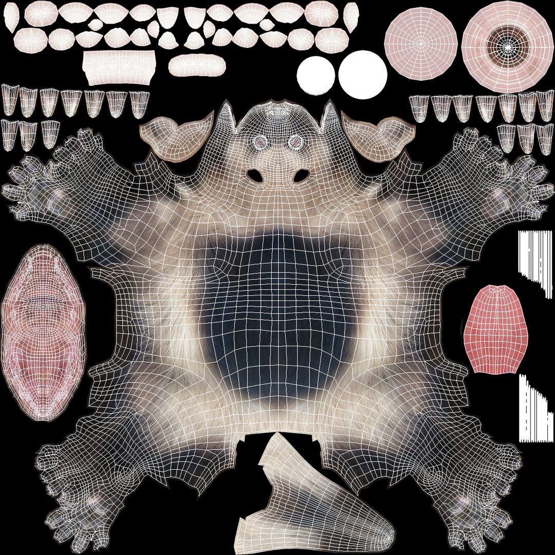 3D Wolverine Light Color Lying Down Pose - TurboSquid 2138039