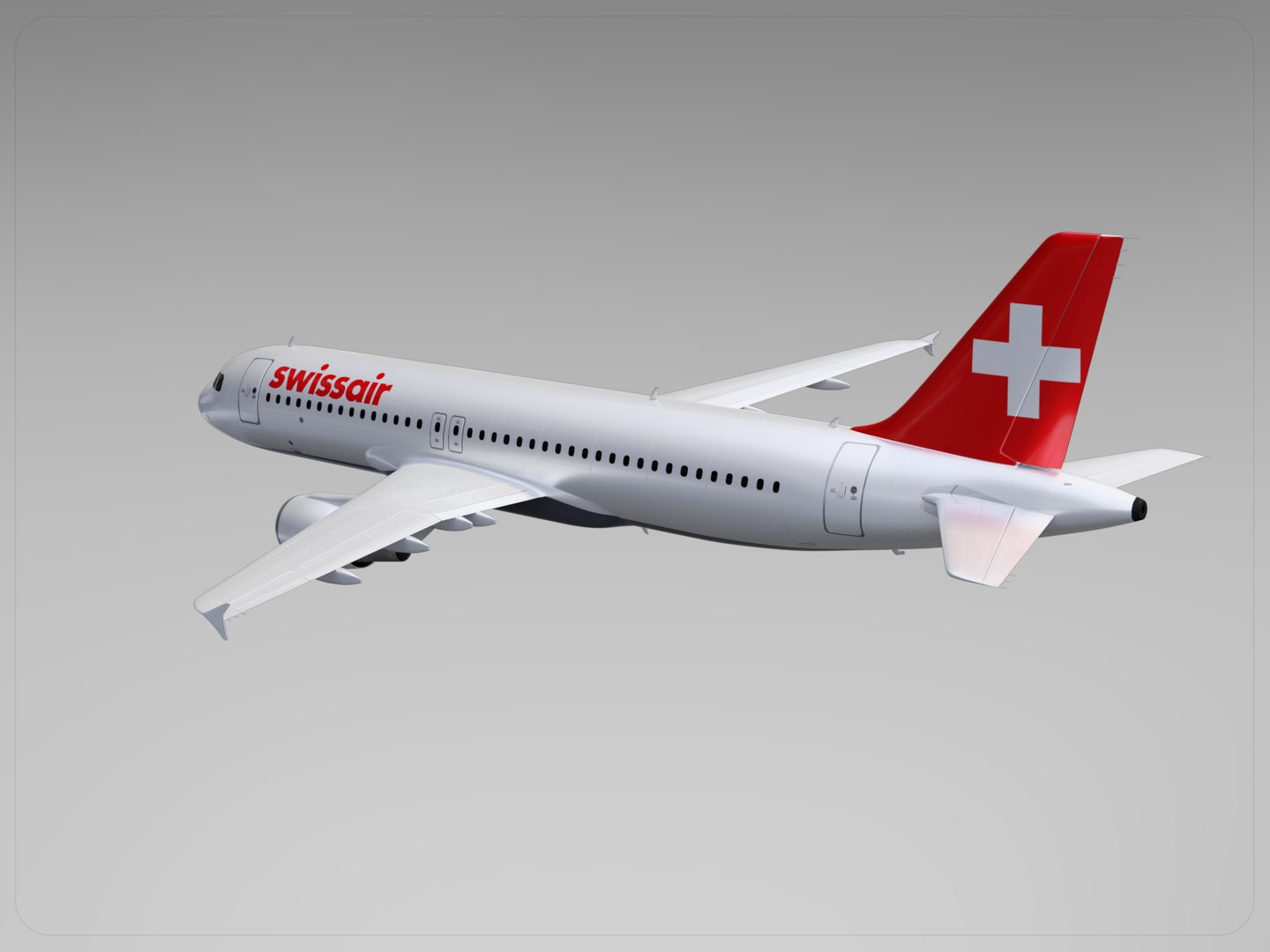 Airbus a320 swiss air lines model - TurboSquid 1192926