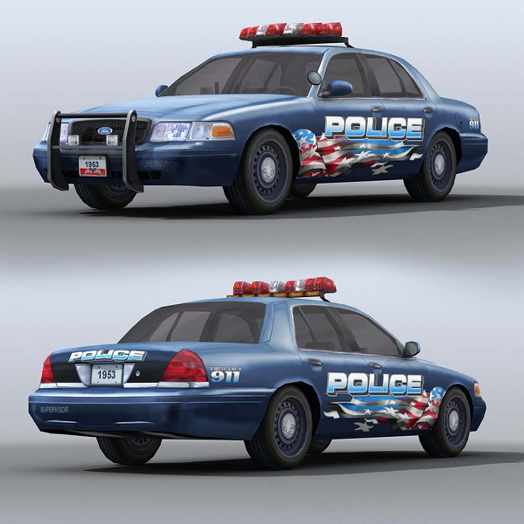 3d car police supervisor