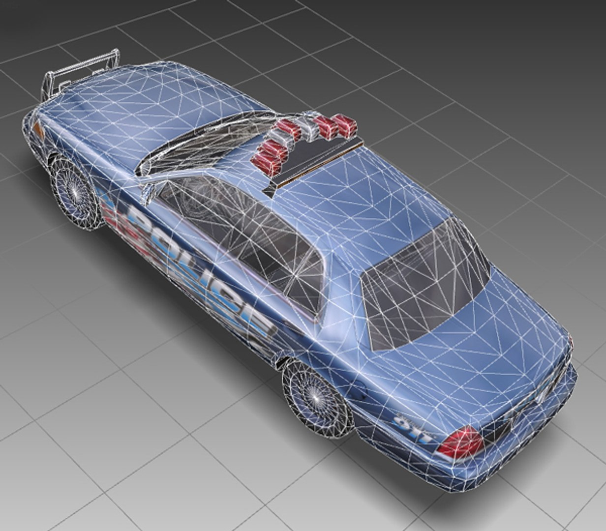 3d Car Police Supervisor