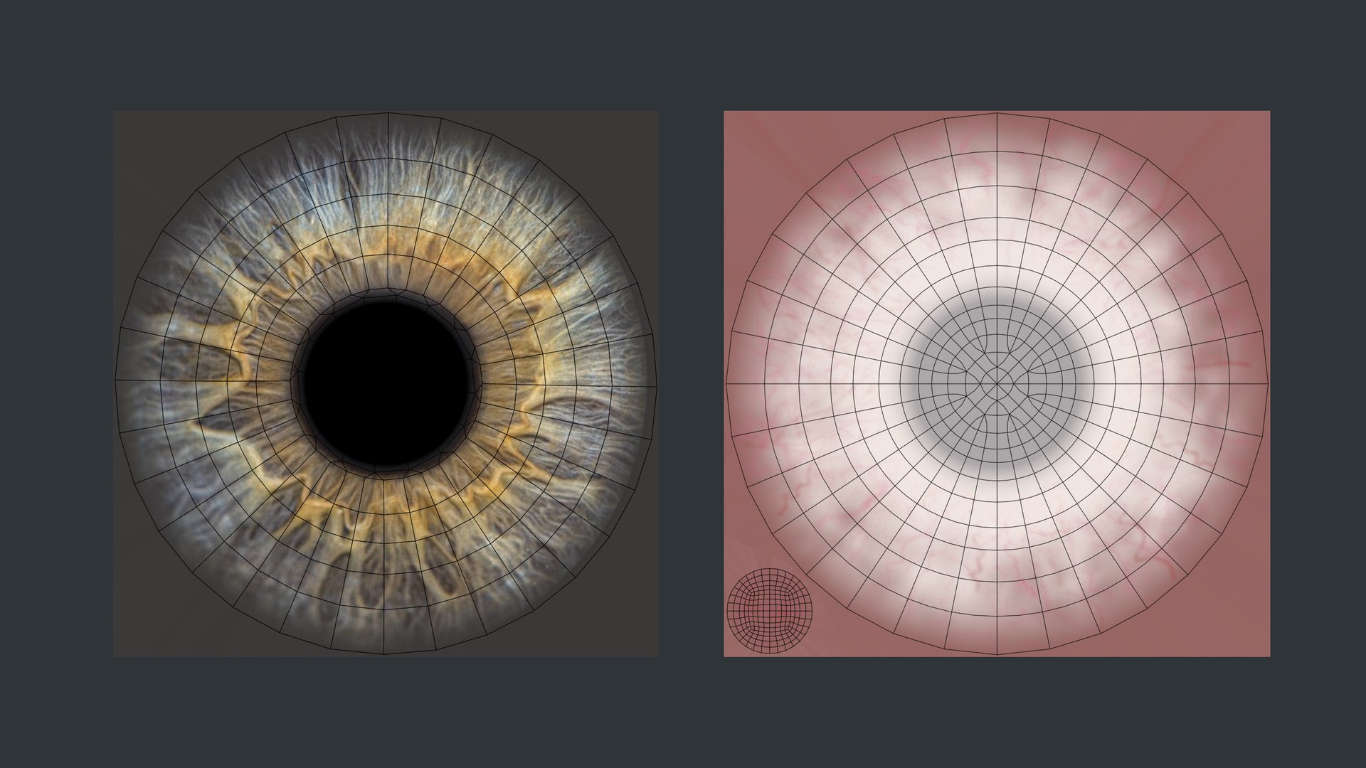 Low Poly Eyes Collection 3D Model - TurboSquid 1886585