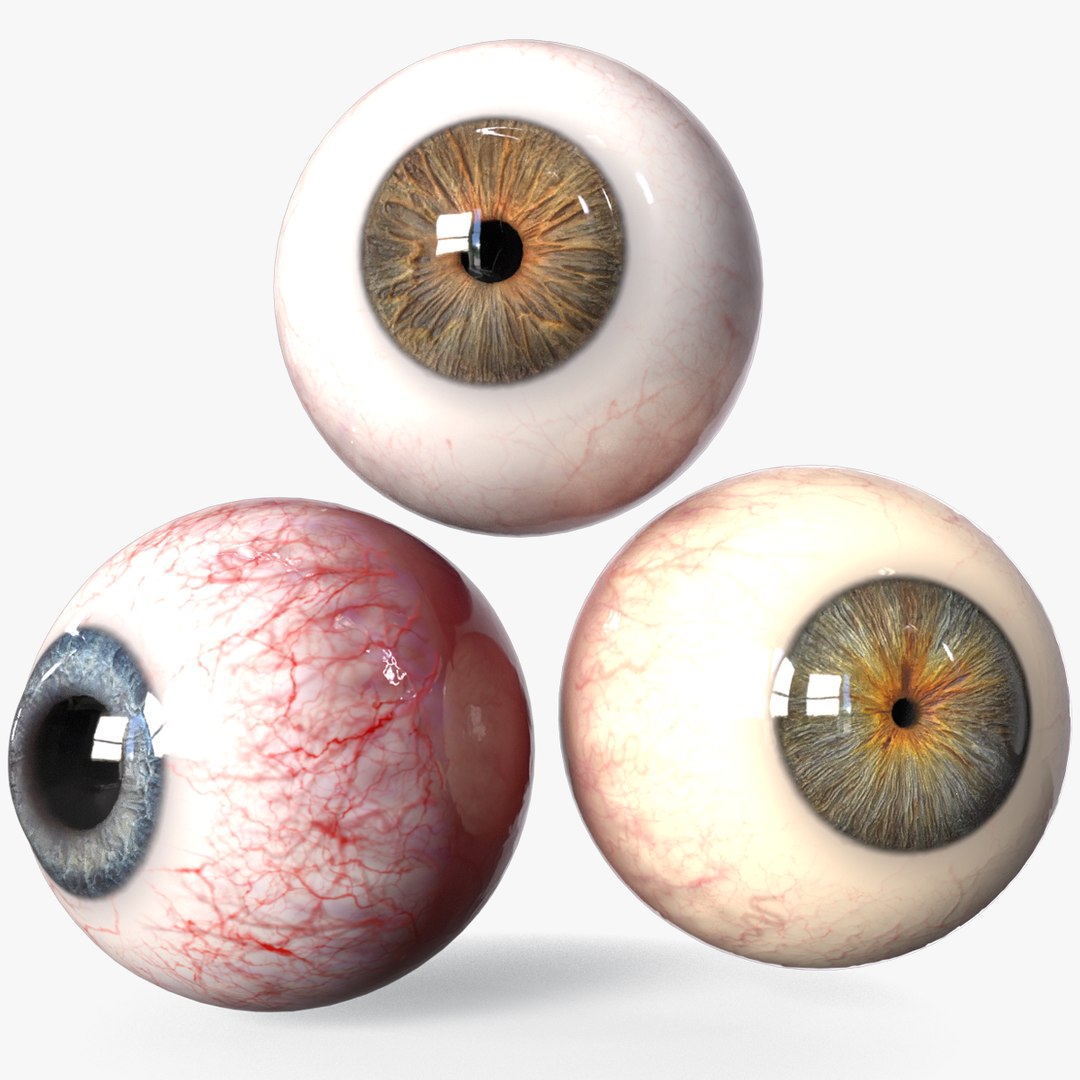 Low Poly Eyes Collection 3D Model - TurboSquid 1886585