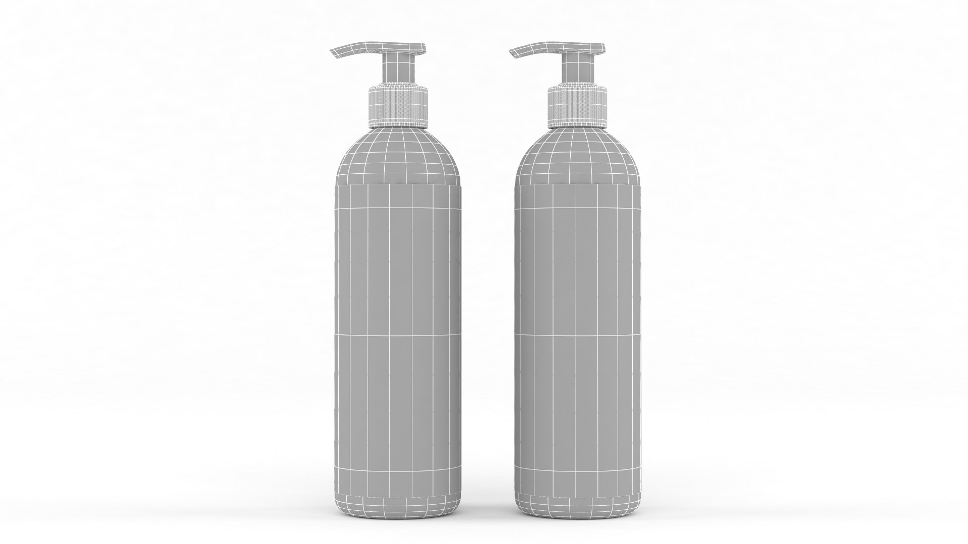 3D Shampoo And Conditioner Bottle Model - TurboSquid 2056927