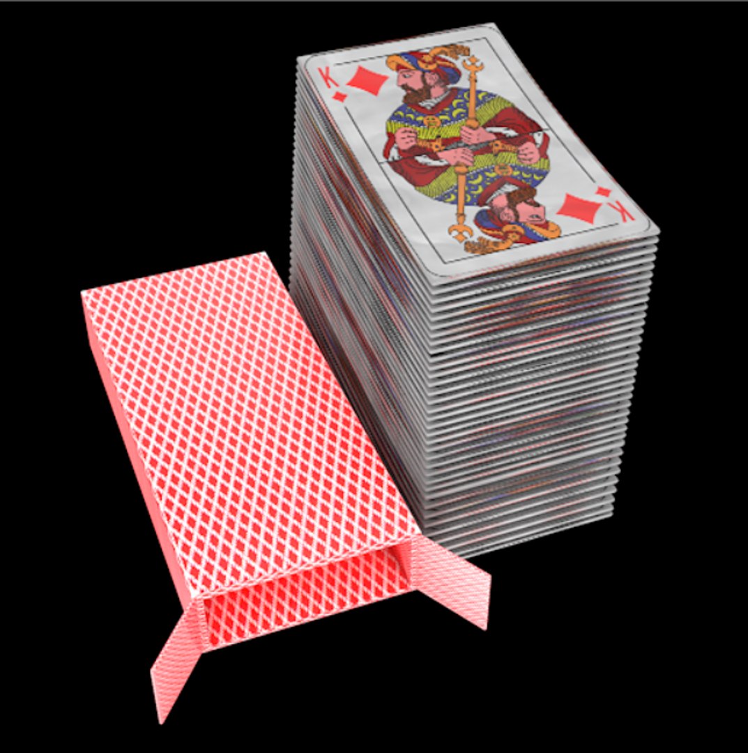 3D Cards Deck - TurboSquid 1450813