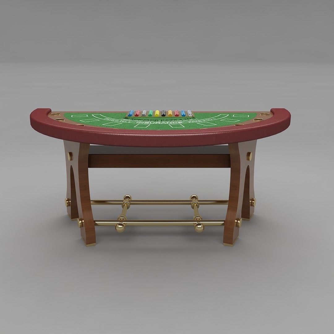 3d Blackjack Table 5 Model