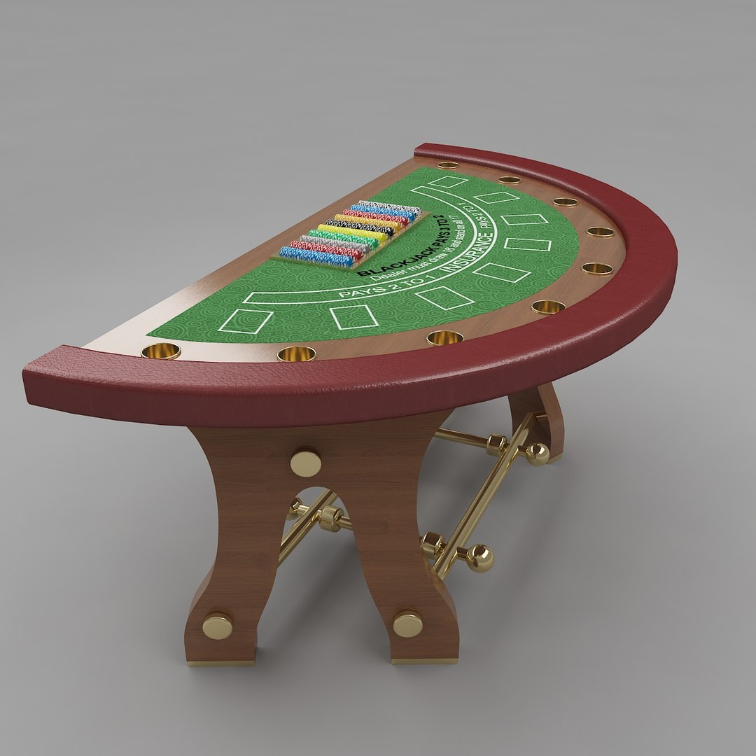 3d Blackjack Table 5 Model