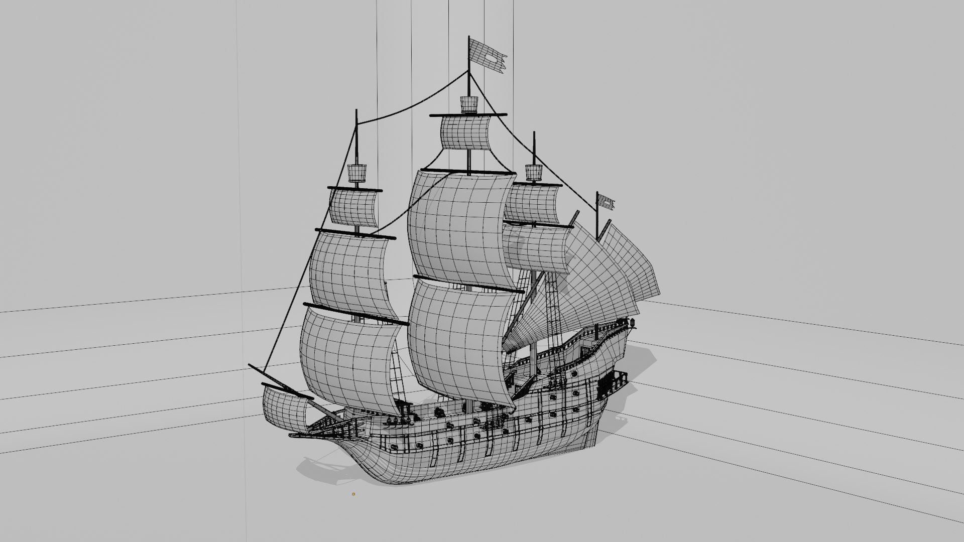 Pirate Ship 3D Model - TurboSquid 2250766