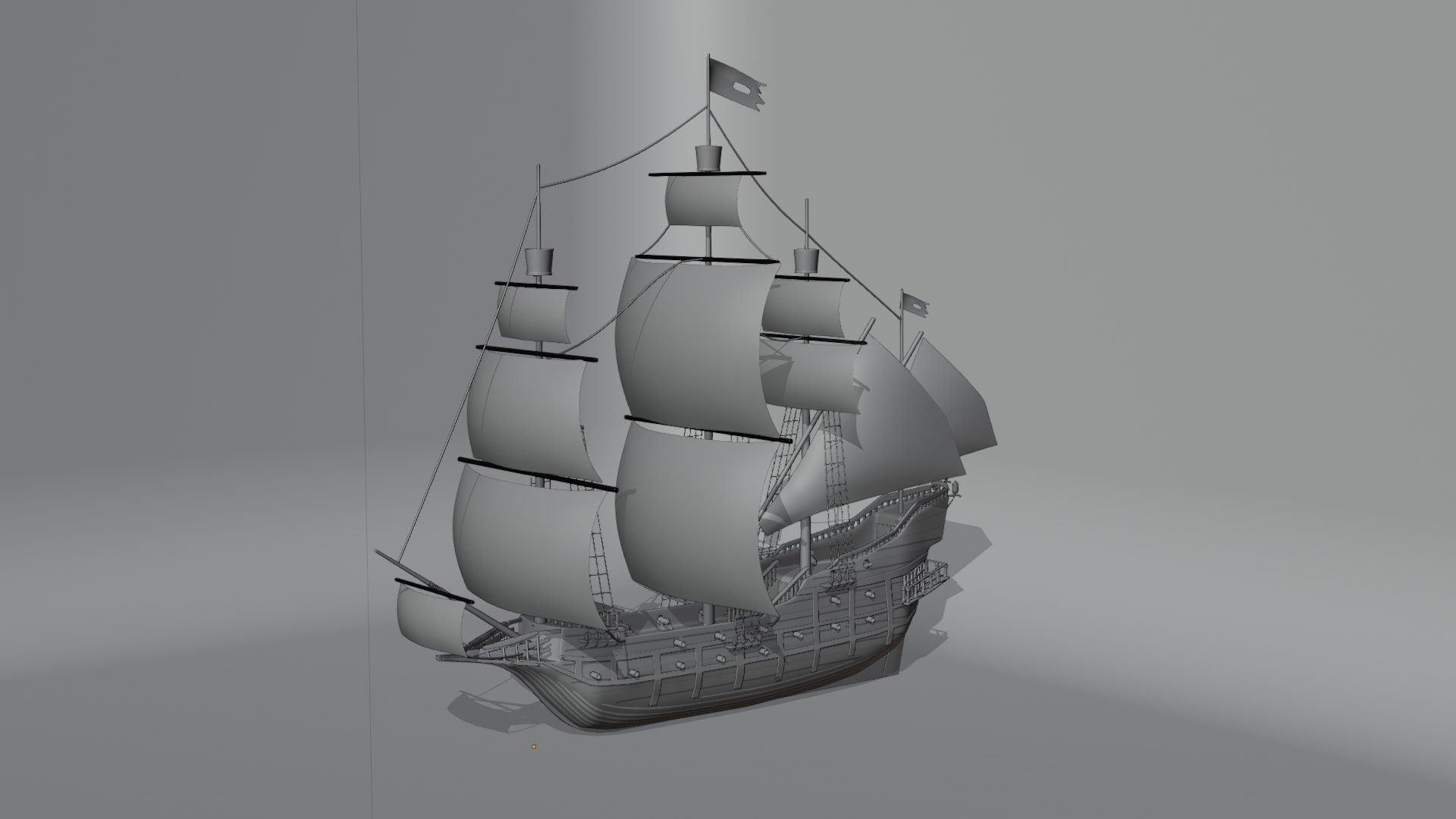 Pirate Ship 3D Model - TurboSquid 2250766