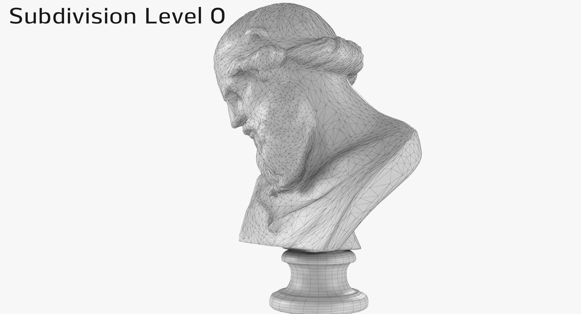 3D Model Priapus Bust - TurboSquid 1583559