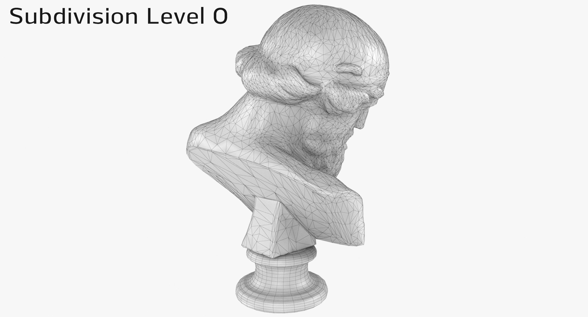 3D Model Priapus Bust - TurboSquid 1583559