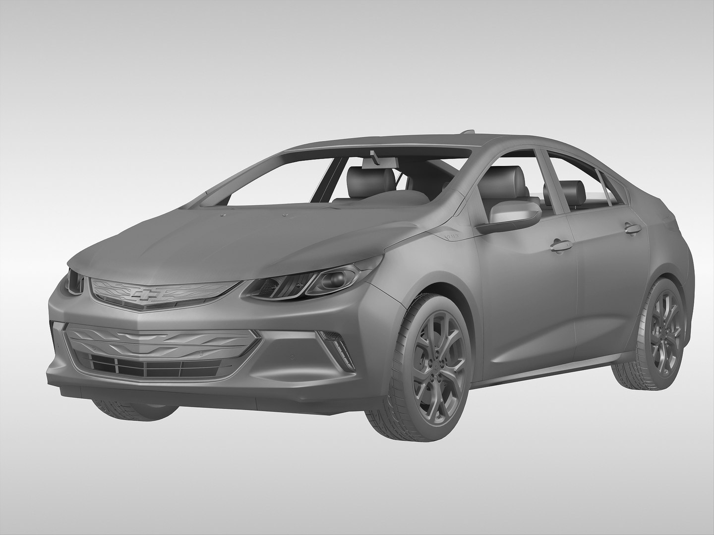 Chevrolet Volt Ev 3d Model