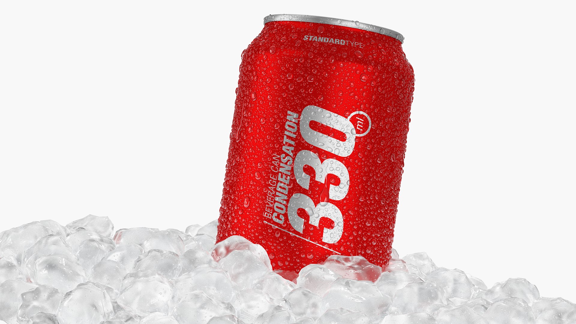 Standard Condensation Can 330ml Small Ice Heap 3D Model - TurboSquid ...