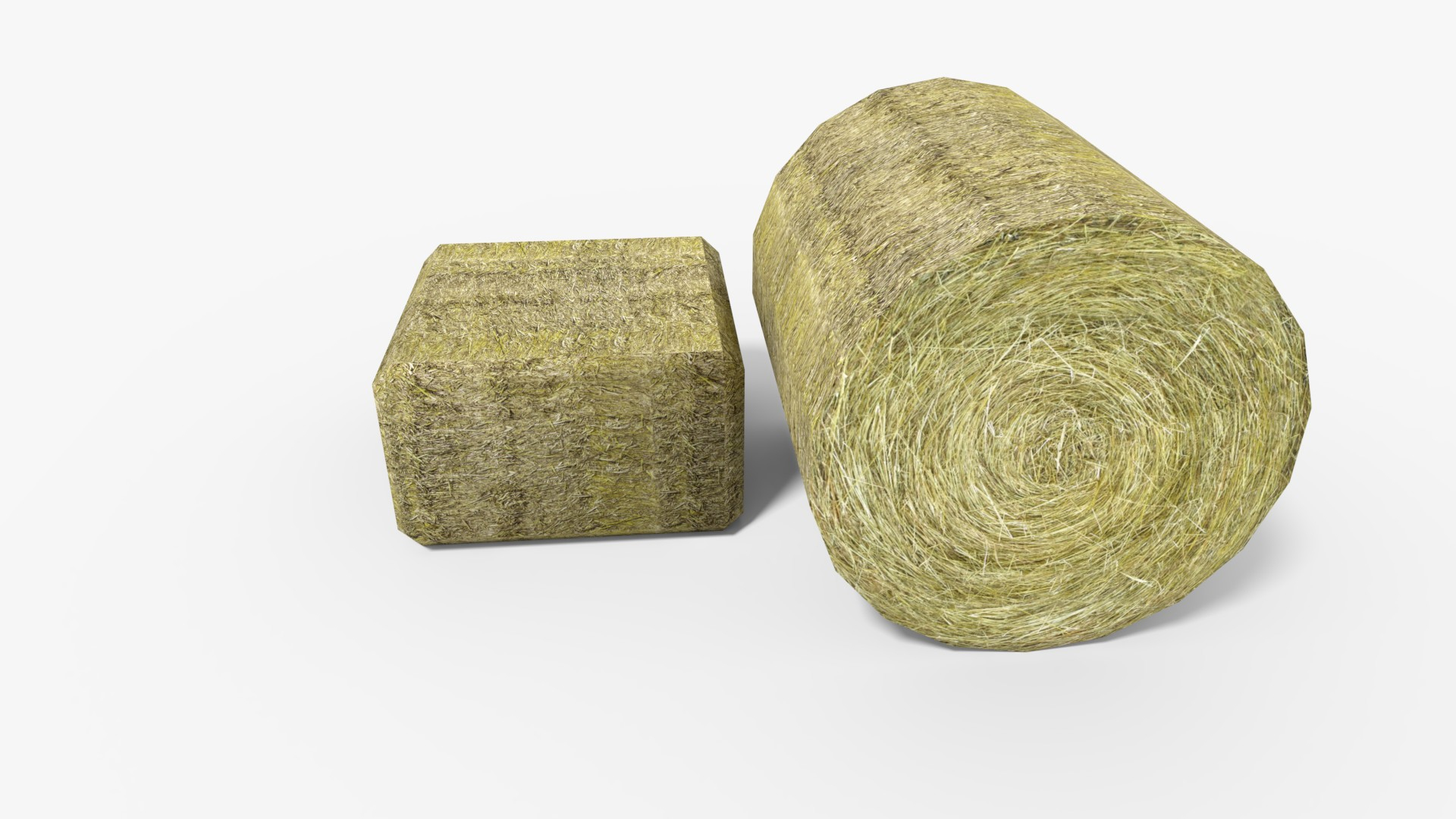 3D Model Hay Bale - TurboSquid 1327751