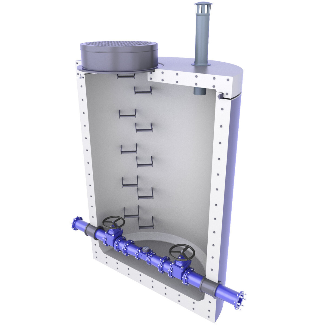 3D Underground Water Meter Well Diagram Inside 6 - TurboSquid 1764607