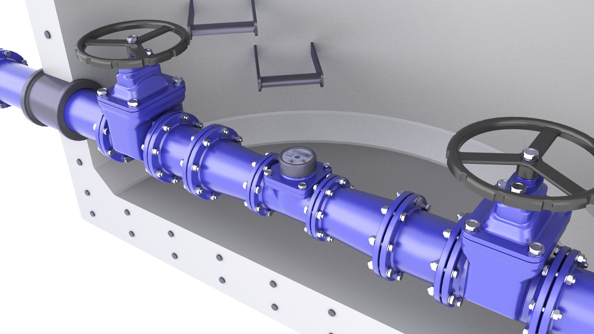 3D Underground Water Meter Well Diagram Inside 6 - TurboSquid 1764607