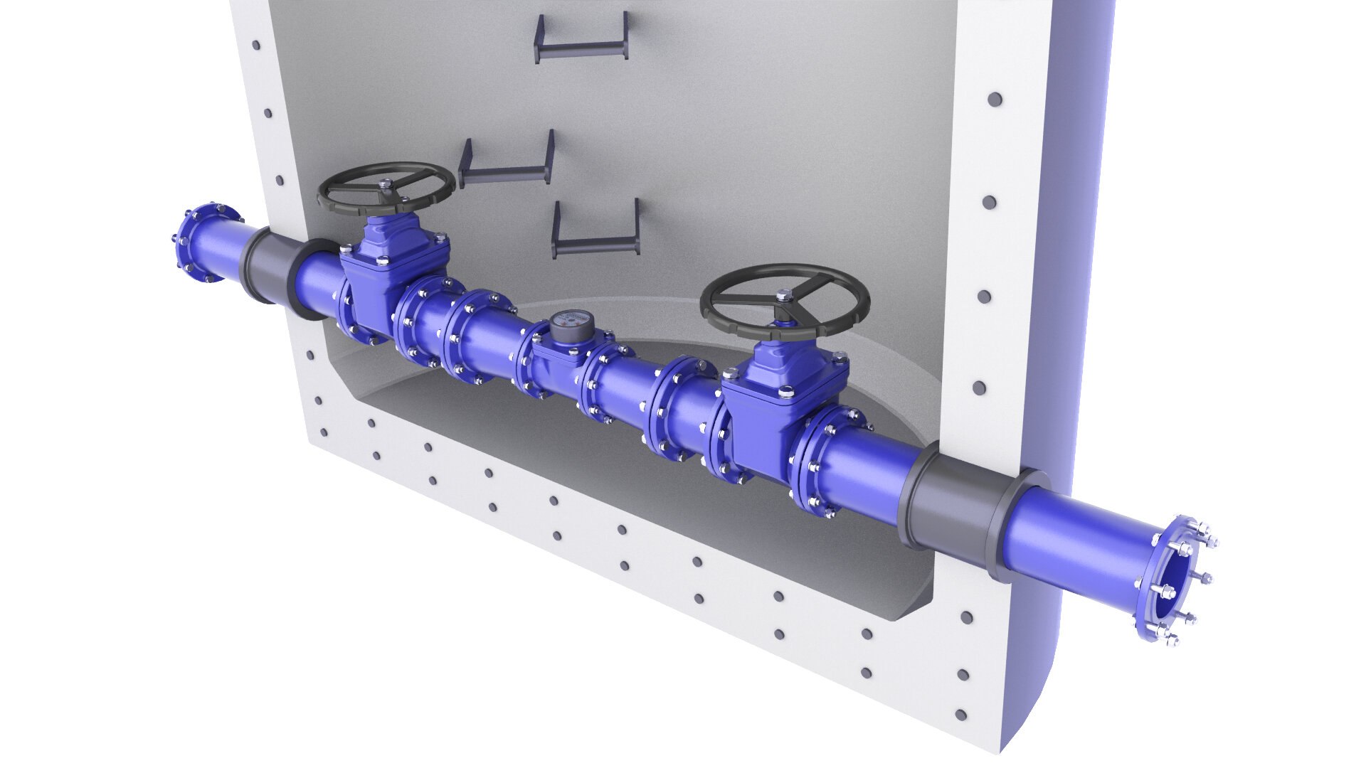 3D Underground Water Meter Well Diagram Inside 6 - TurboSquid 1764607