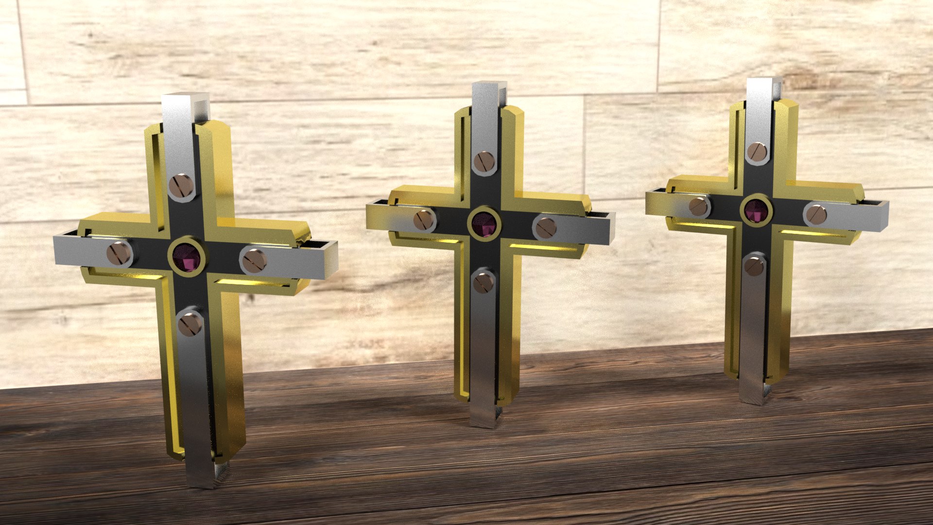 Cross deco 1 3D model - TurboSquid 1813699