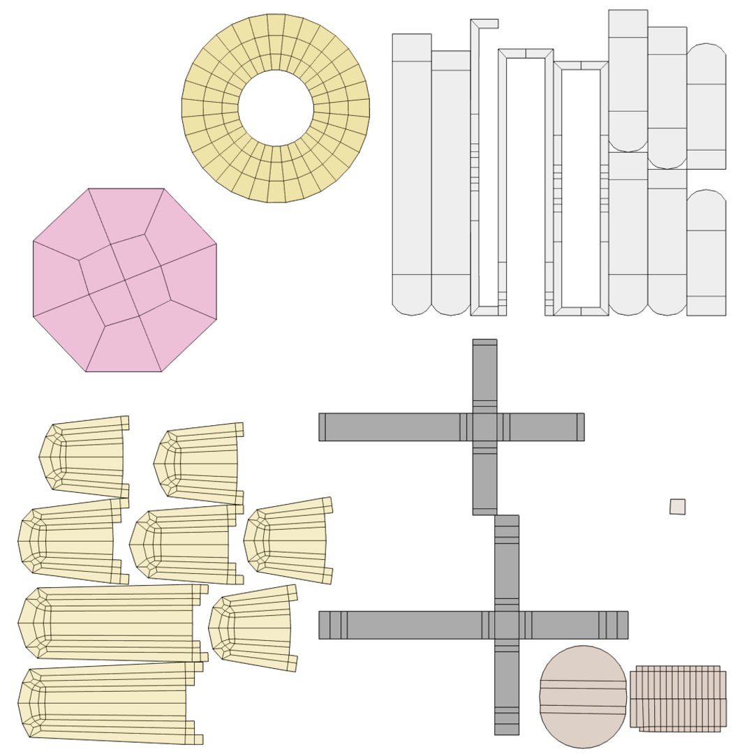 Cross deco 1 3D model - TurboSquid 1813699