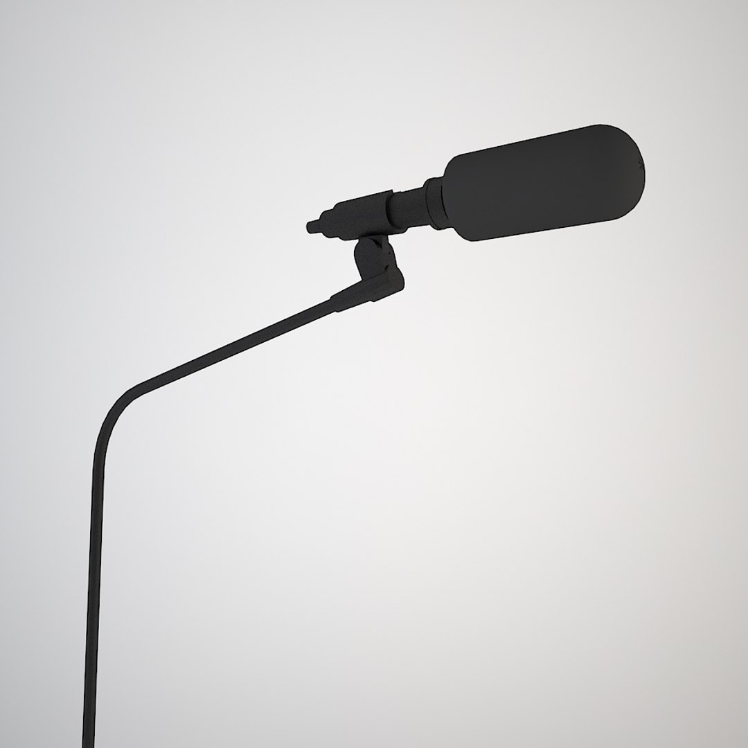 3d Microphone Mic Model