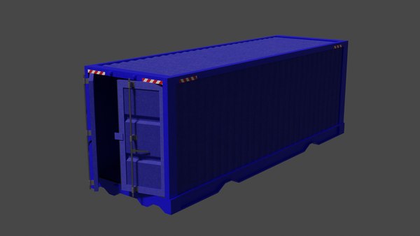 3D Low poly container - TurboSquid 2020317
