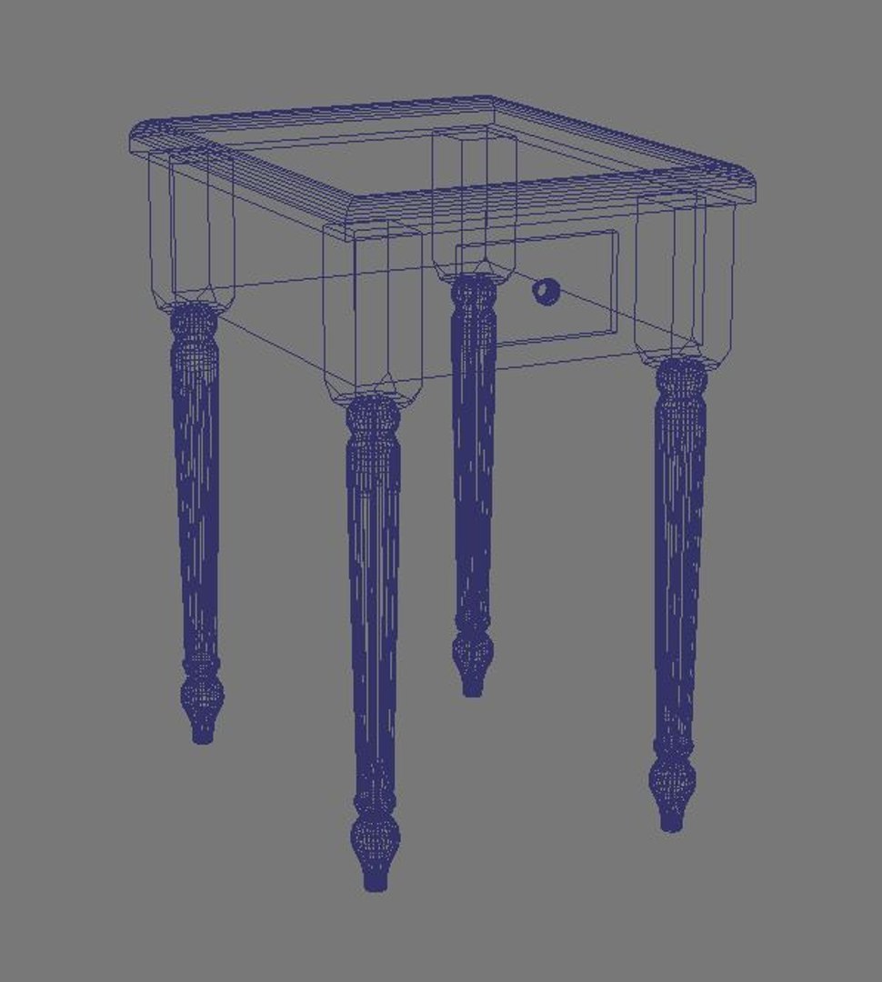 end table 3d model